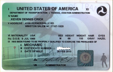Keven Crick Education Certifications